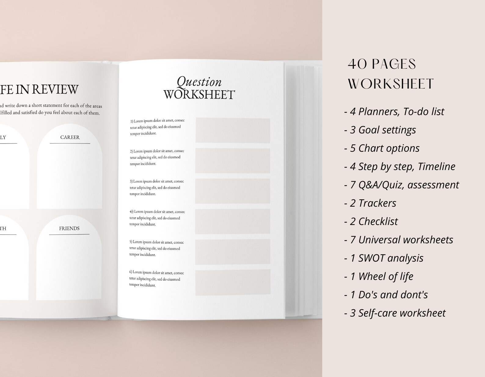 Editable Workbook Template |coaching Worksheet | Coaching Ebook ...