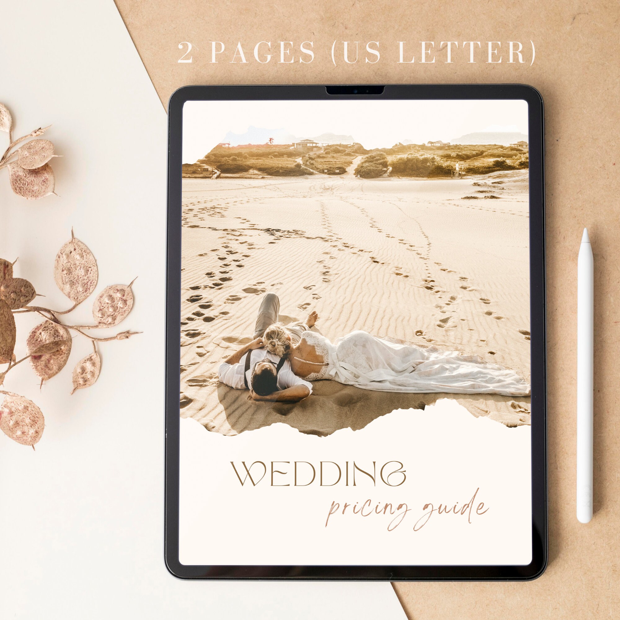 Wedding Photography Pricing List Wedding Pricing Guide Sheet - Etsy