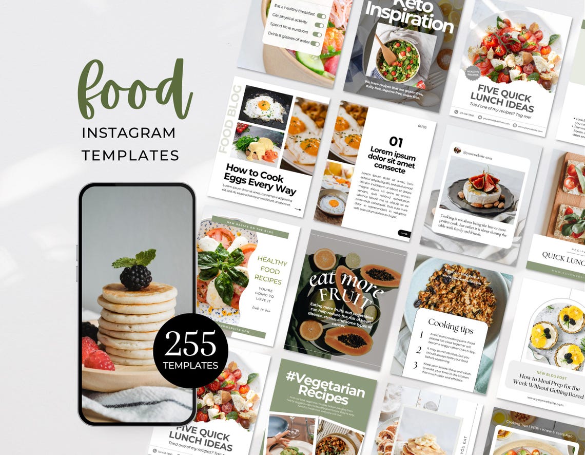 Food Instagram Posts| Healthy Eating Recipe Branding| Dietician ...