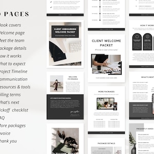 Client Welcome Packet | Onboarding Template | Virtual Assistant ...