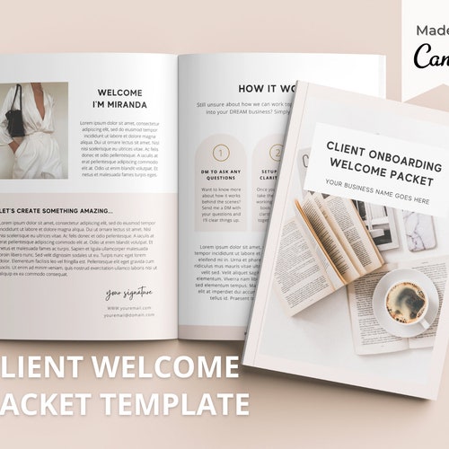 Client Welcome Packet Template Client Onboarding Template - Etsy