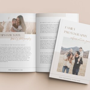 Family Photography Welcome Guide Template| Client Guide Template ...