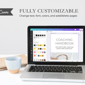Ebook Template Canva | Coaching Guide Book Canva Template| Lead Magnet ...