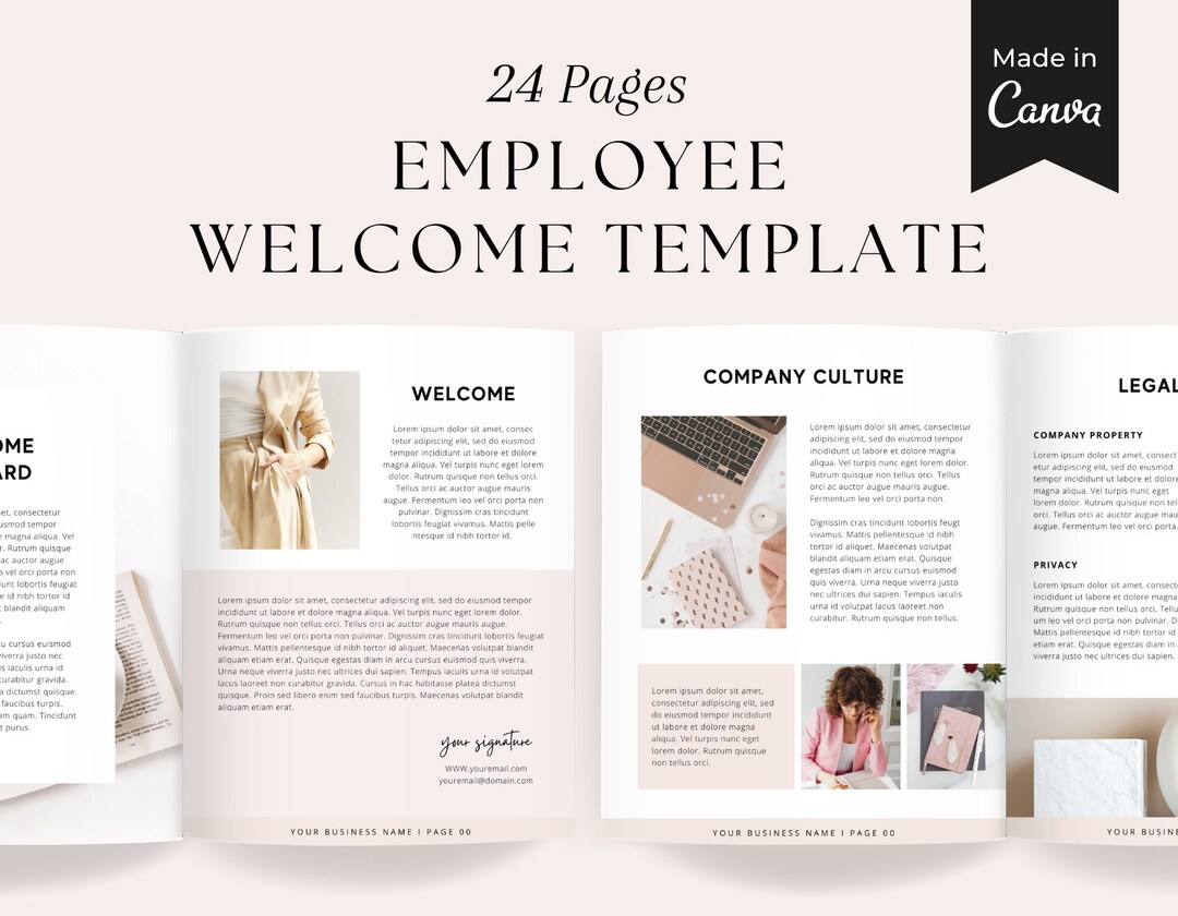 Employee Onboarding Template | New Hire Handbook | Training Manual ...