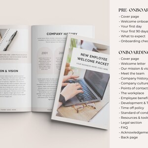 Employee Onboarding Template | New Hire Handbook | Training Manual ...