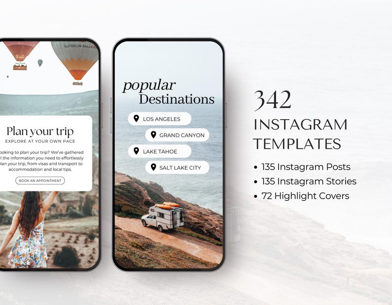 Travel Instagram Templates | Travel Agent Instagram Post | Travel ...