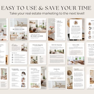 Home Buyer's Guide Template | Real Estate Buyer Packet | Canva Template ...