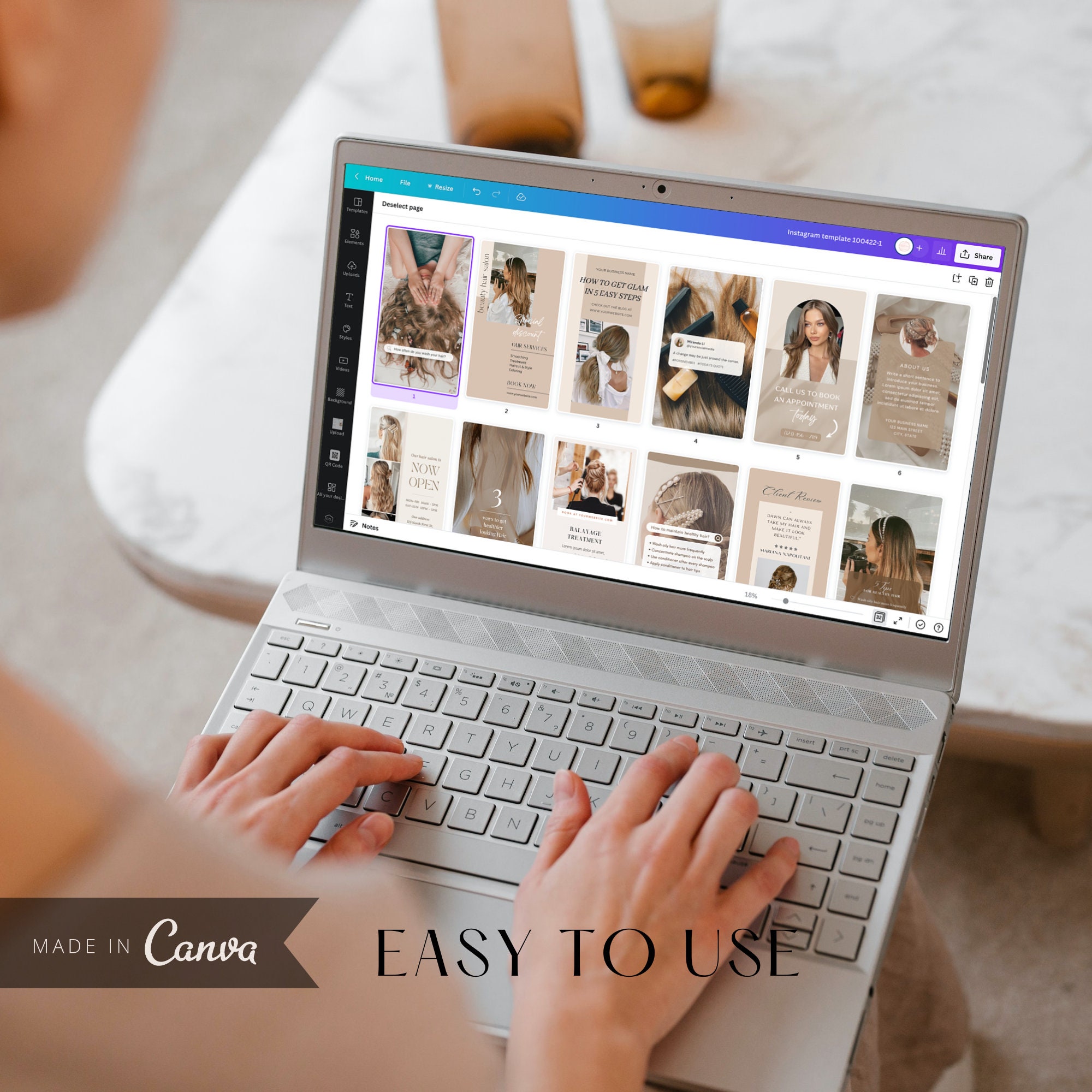 Hair Stylist Instagram Story Template Hair Beauty Salon - Etsy