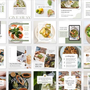 Food Instagram Posts| Healthy Eating Recipe Branding| Dietician ...