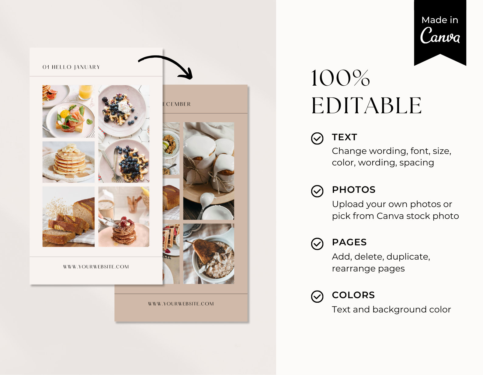 Food Instagram Template | Instagram Post Stories | Food Cooking Recipe ...