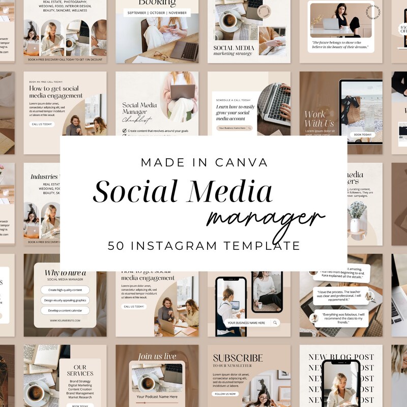 Social Media Templates - Etsy