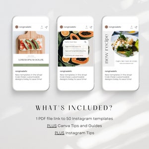 Food Instagram Posts Healthy Eating Recipe Branding Dietician Instagram ...