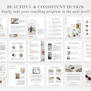 Ebook Template Canva | Coaching Guide Book Canva Template| Lead Magnet ...