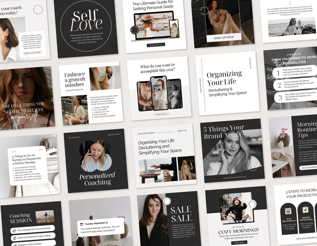 Coaching Instagram Post Template | Coach Social Media |life Coach ...