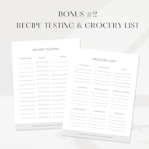 Recipe Template | Editable Recipe Sheet Template | Printable Recipe ...