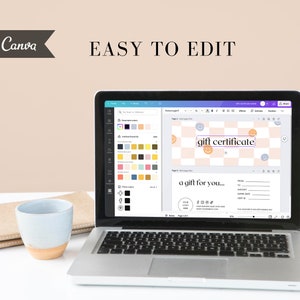 Gift Certificate Template | DIY Gift Card | Printable Gift Voucher ...