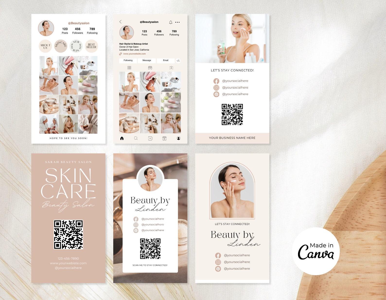 Instagram Business Card | IG Business Card | QR Code Business Card ...