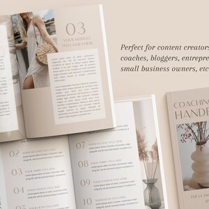 Ebook Template Canva Coaching Guide Book Canva Template Lead Magnet ...