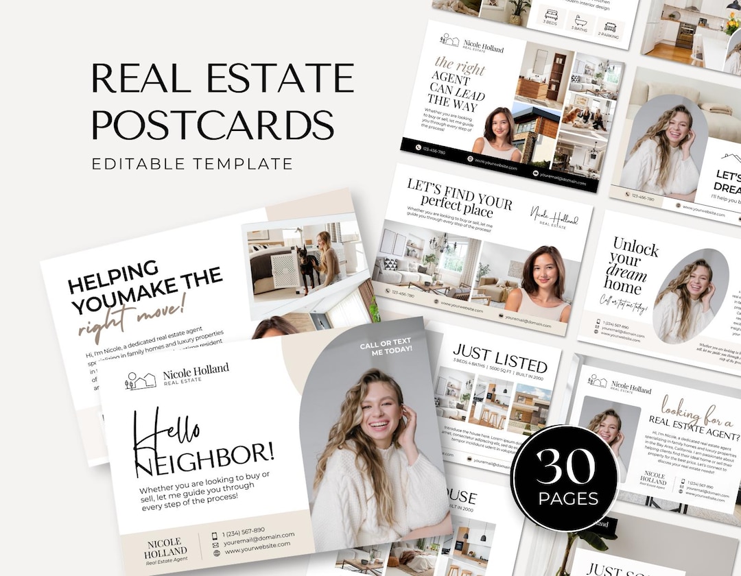 Real Estate Postcards | Hello Neighbor Realtor Postcards | Realtor ...