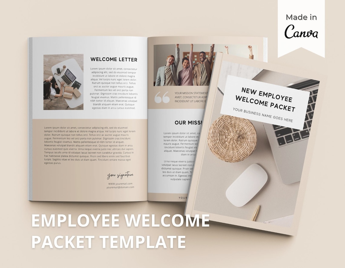 Employee Welcome Package Template New Employee Onboarding - Etsy