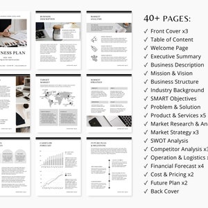 Small Business Plan Template | Small Business Planner Printable | Start ...