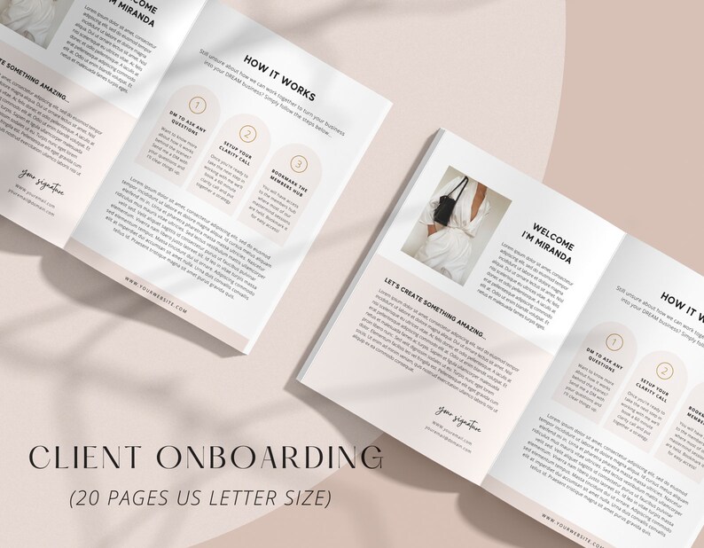Client Welcome Packet Onboarding Template Virtual - Etsy