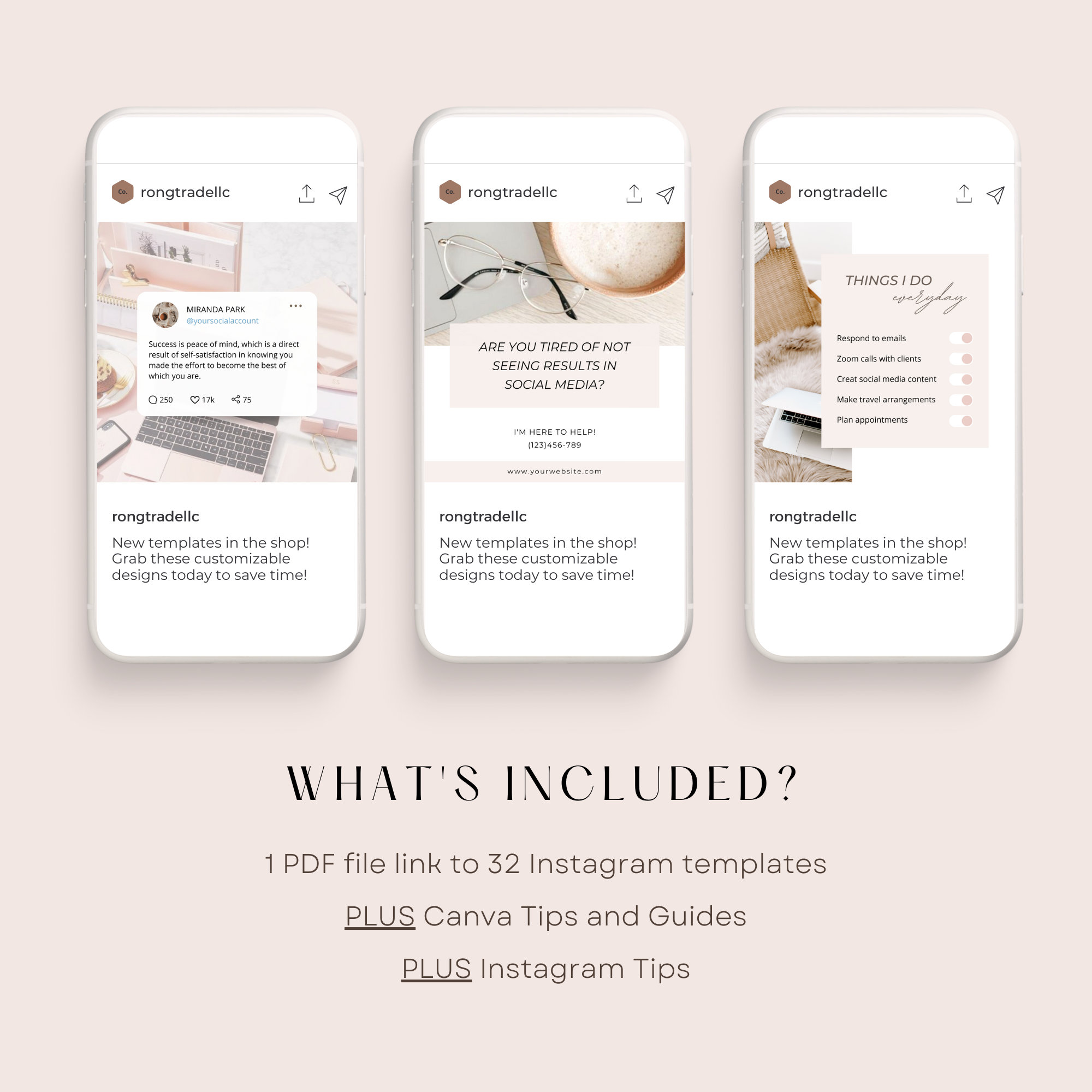 Virtual Assistant Instagram Templates | VA Instagram Posts | VA Social ...
