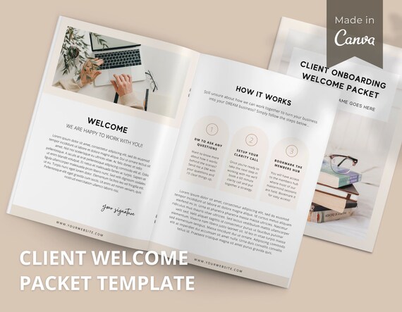 Client Welcome Packet Template new Client Service Guide - Etsy