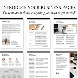 Small Business Plan Template | Small Business Planner Printable | Start ...