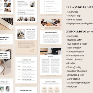 Employee Welcome Package Template | New Employee Onboarding Handbook ...