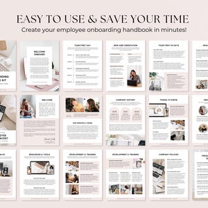 Employee Welcome Package Template | New Employee Onboarding Handbook ...
