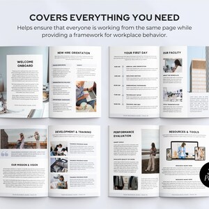 Employee Onboarding Template | New Hire Handbook | Training Manual ...