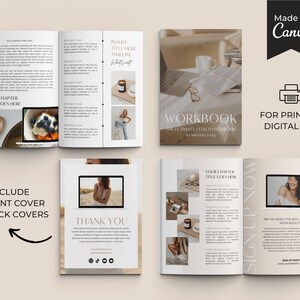 Ebook Template Canva | Coaching Guide Book Canva Template| Lead Magnet ...