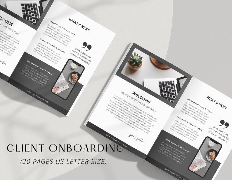 Client Welcome Packet Onboarding Template Virtual - Etsy