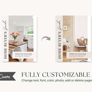 Home Buyer's Guide Template | Real Estate Buyer Packet | Canva Template ...