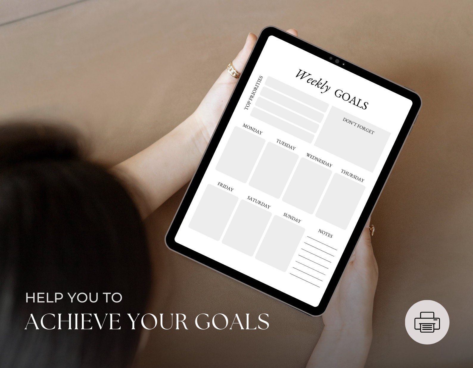 Goal Setting Planner Template | 2024 SMART Goal Tracker | Goal Planning ...