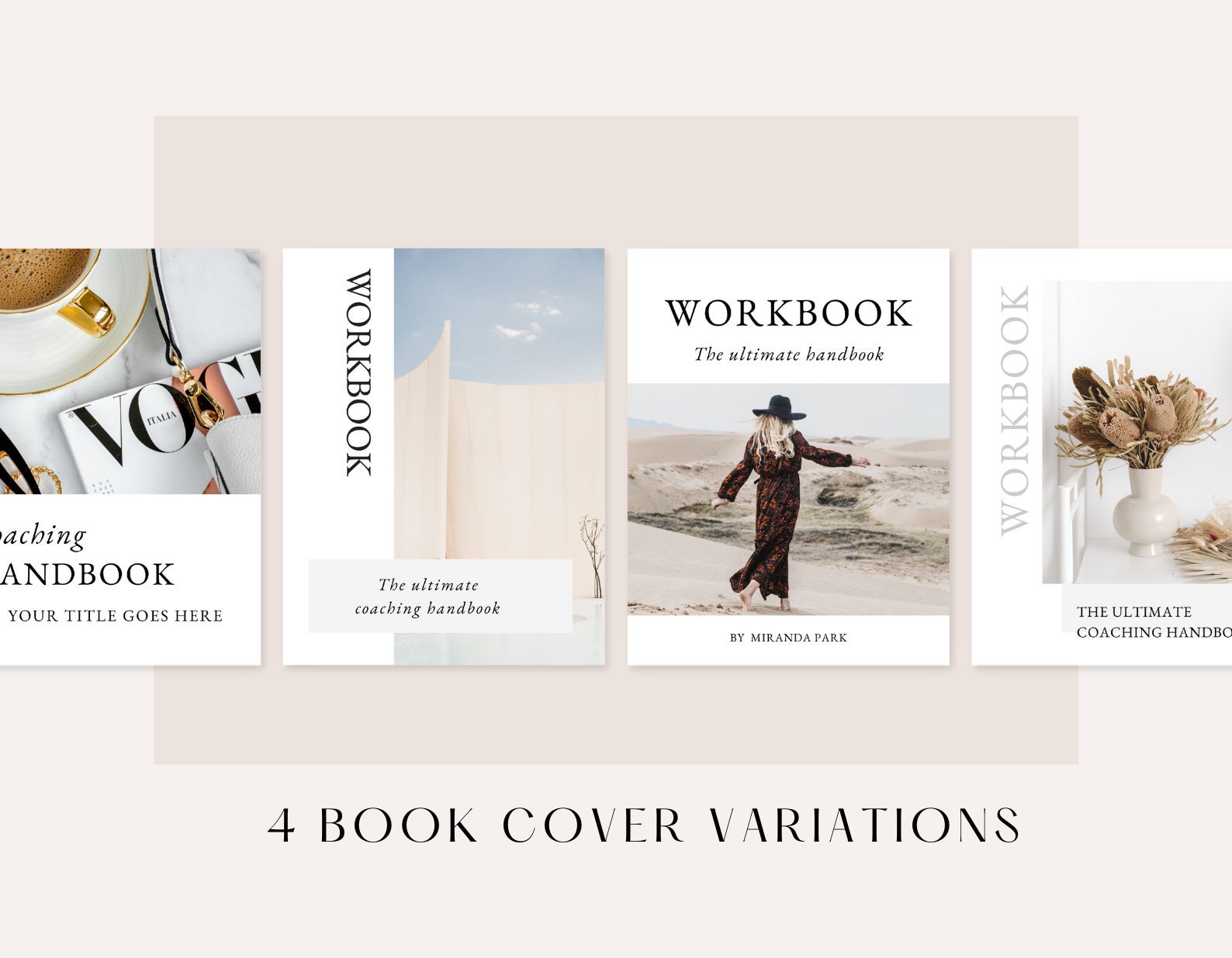 Editable Workbook Template Canva Coaching Ebook Template | Etsy