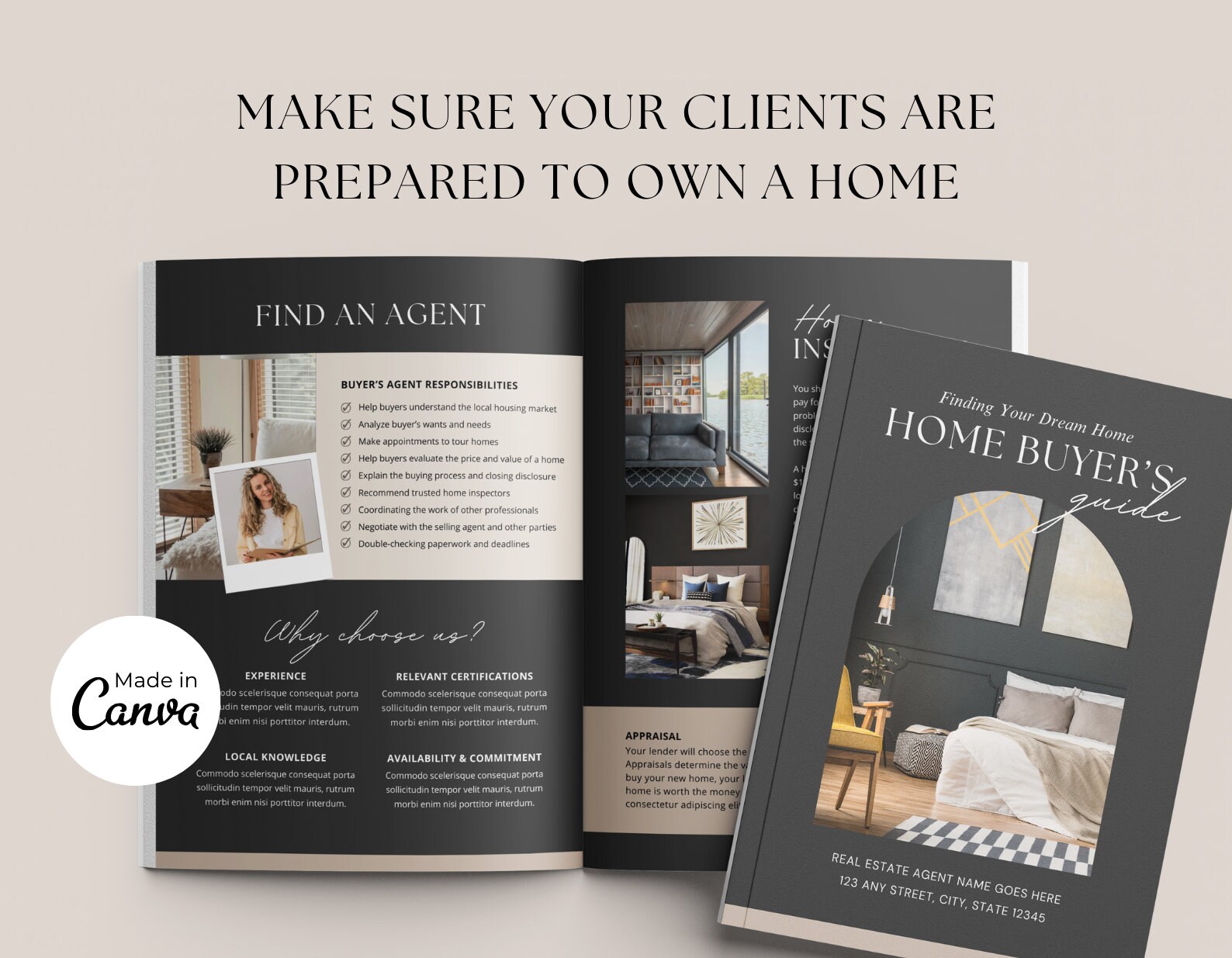 Home Buyer Guide Template | Home Buying Process | Canva Template ...