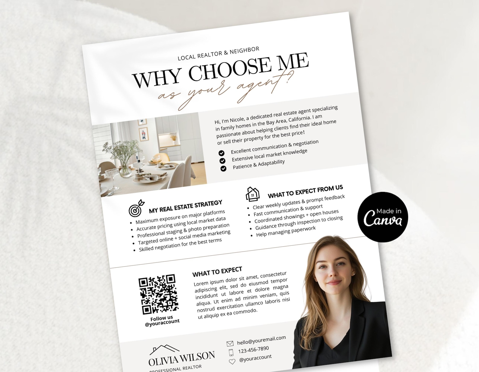 Real Estate Introduction Flyer | Real Estate Marketing | Buying or ...