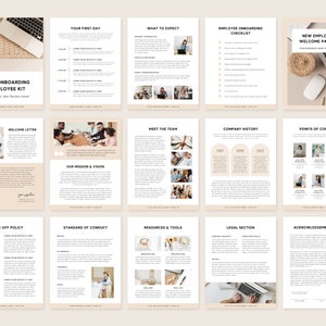 Employee Welcome Package Template | New Employee Onboarding Handbook ...