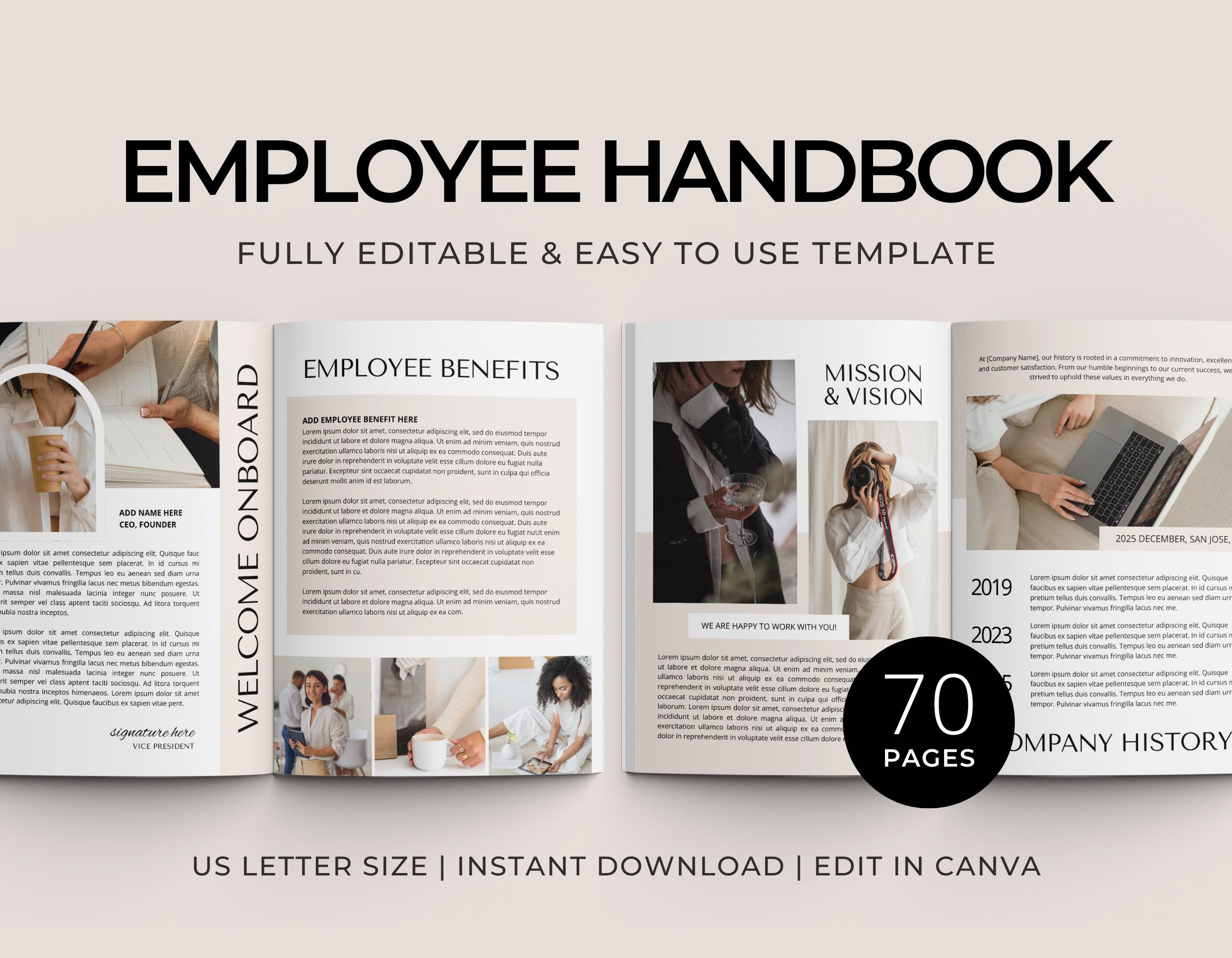 Benefits Employee Handbook Template The Handbook Of Employee Benefits:
