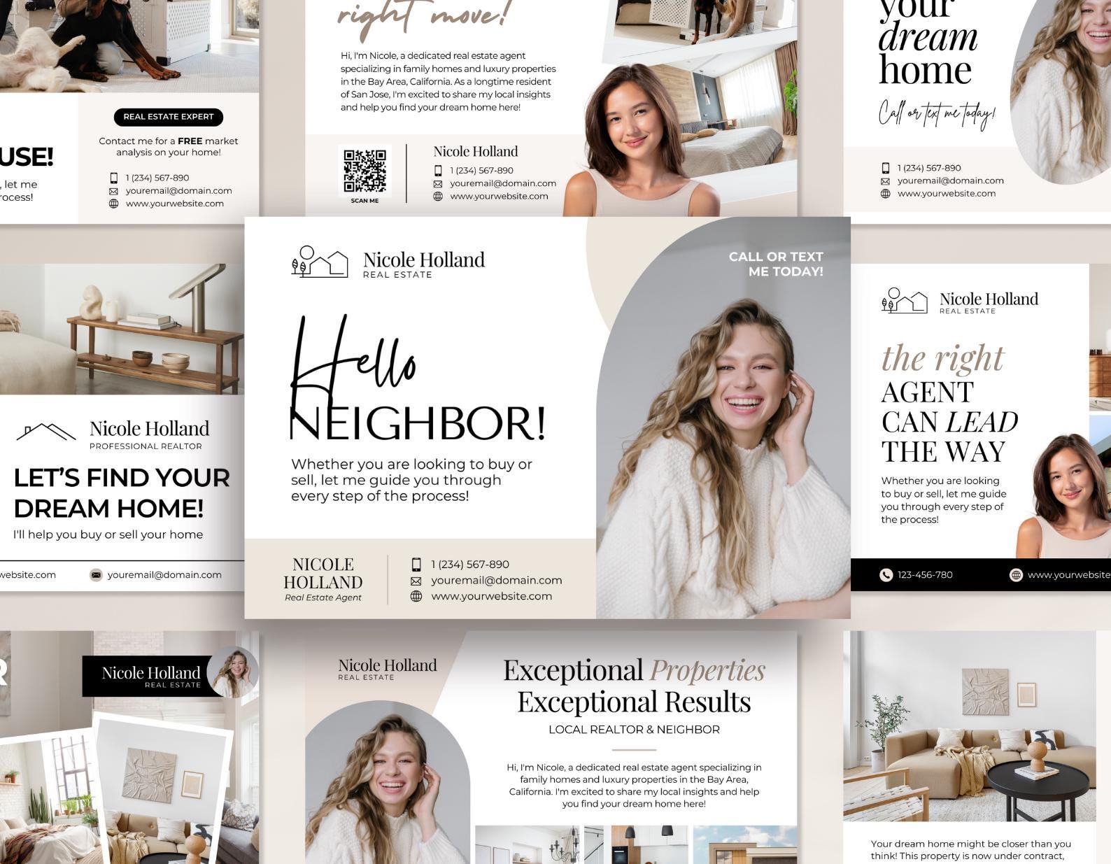 Real Estate Postcards | Hello Neighbor Realtor Postcards | Realtor ...