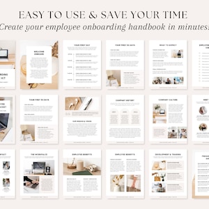 Employee Onboarding Template | New Hire Handbook | Training Manual ...