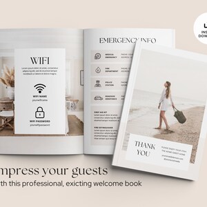 Airbnb Welcome Book Template | Welcome Book for Vacation Rental ...