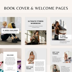 Fitness Ebook Template Workout Plan Fitness Ebook Fitness Planner Ebook ...