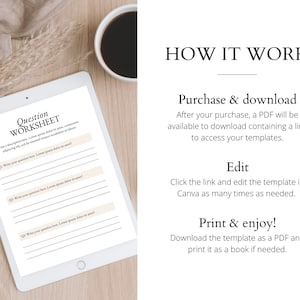 Coaching Worksheets | Coaching Workbook Template | Enneagram Template ...