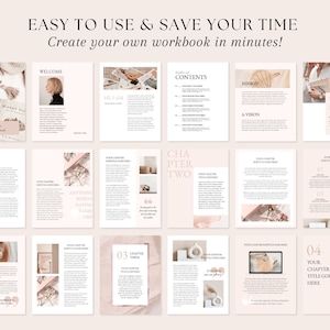 Editable Workbook Template | Canva Coaching Ebook Template | Lead ...