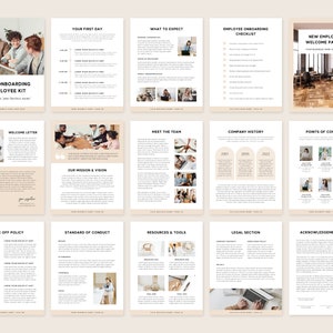 Employee Welcome Package Template New Employee Onboarding - Etsy