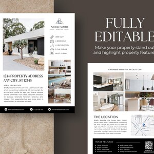 Real Estate Brochure | Open House Flyer Template|real Estate Marketing ...
