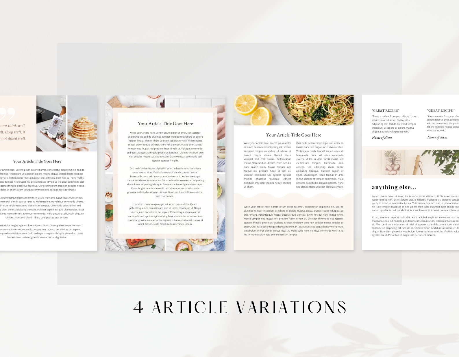 Cookbook Template Recipe Book Template Editable Canva - Etsy